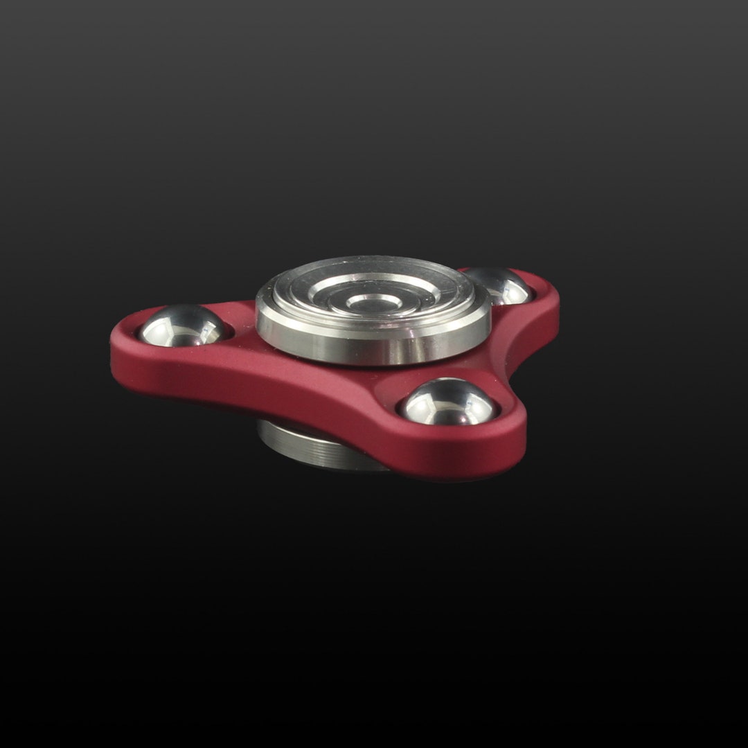 Micro S Aluminum Fidget Spinner RED - Etsy