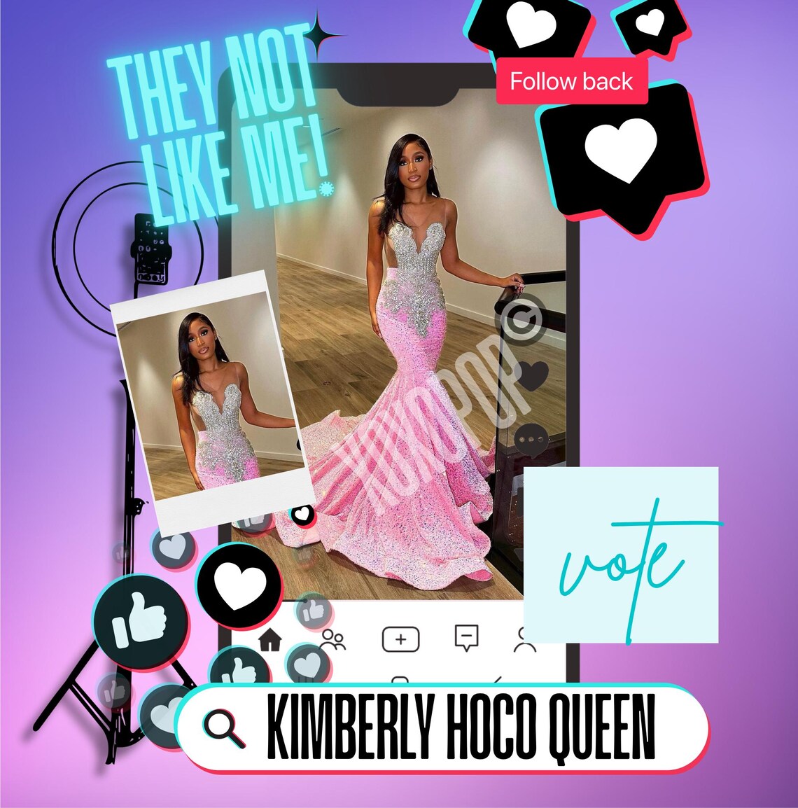 HOCO, Homecoming Queen, Campaign, Class Government Body, Buttons ...