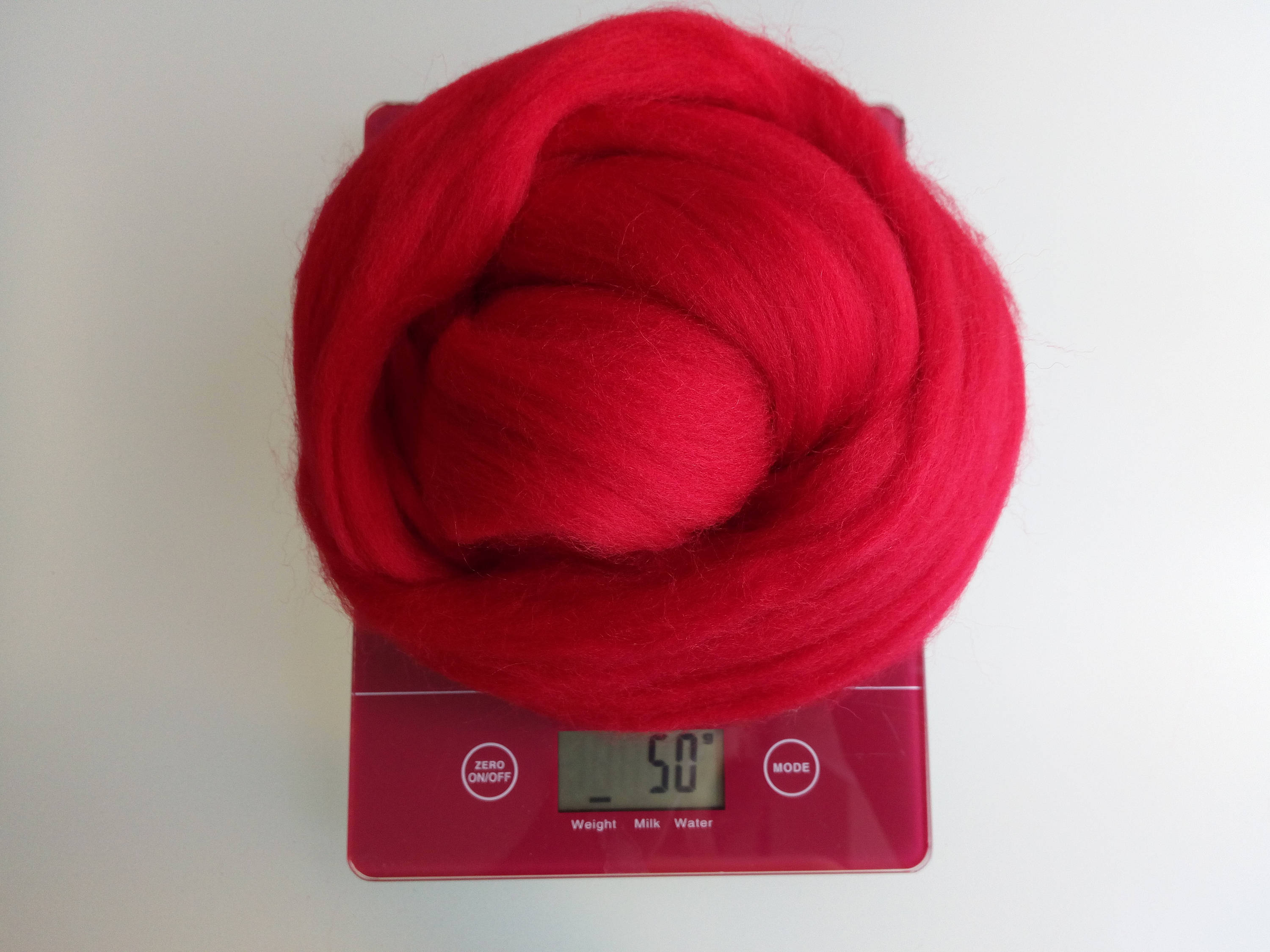 Scarlet Red 100% Merino Wool Tops Roving Felting Spinning - Etsy UK