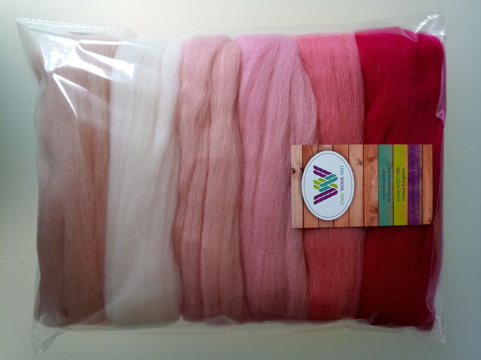 Pink Set Pure Merino Wool for Needle and Wet Felting Packs - Etsy UK
