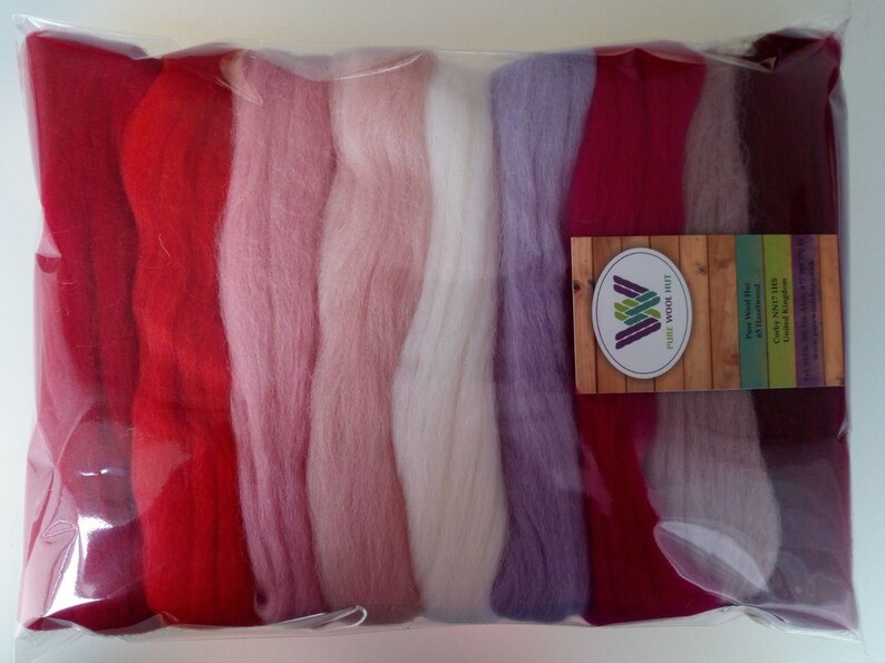 Assorted Colours 100% Merino Wool Tops for Wet & Dry Felting - Etsy