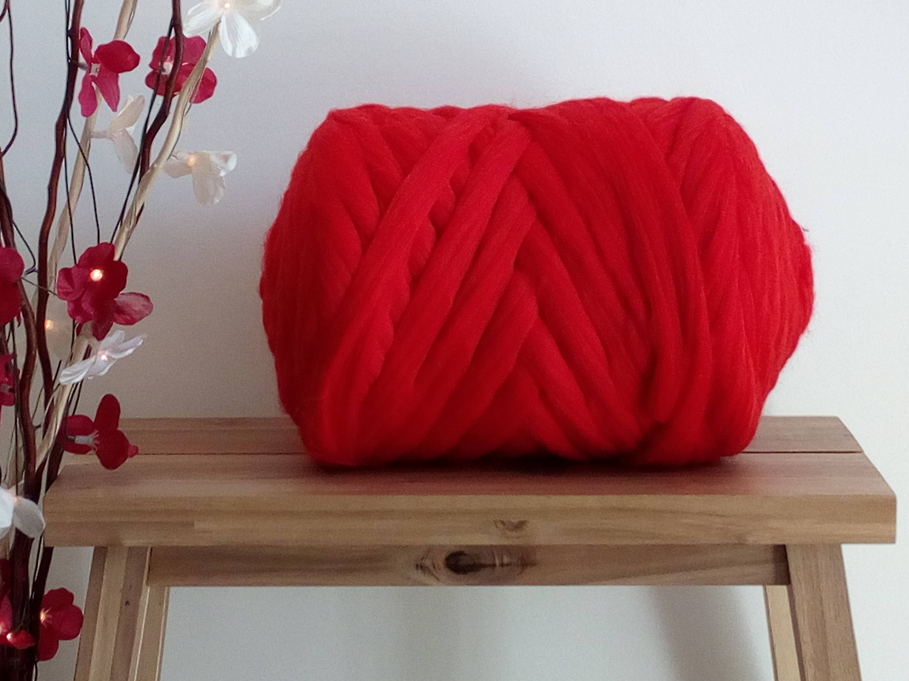 Poppy Red 100% Merino Wool Tops Roving Felting Spinning - Etsy UK