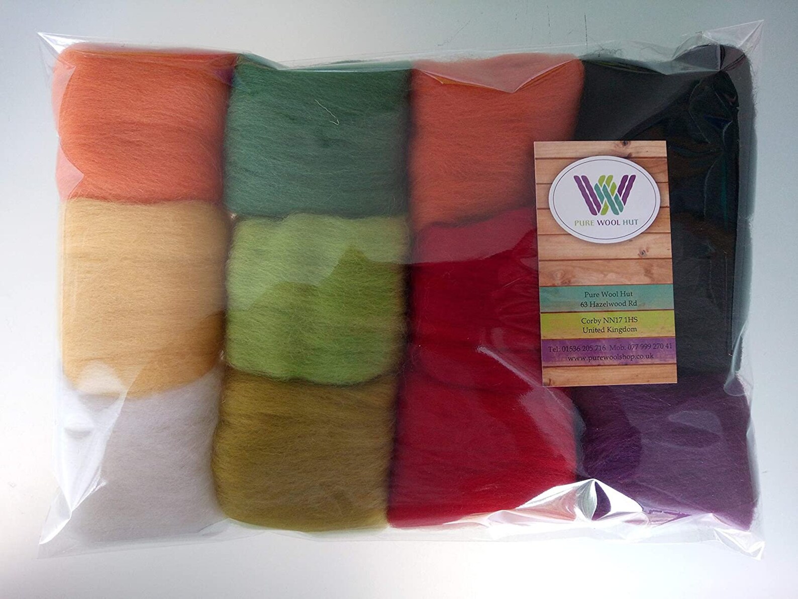 Assorted Colour Wool Sets Pure Merino Wool Roving Tops Bundle | Etsy UK