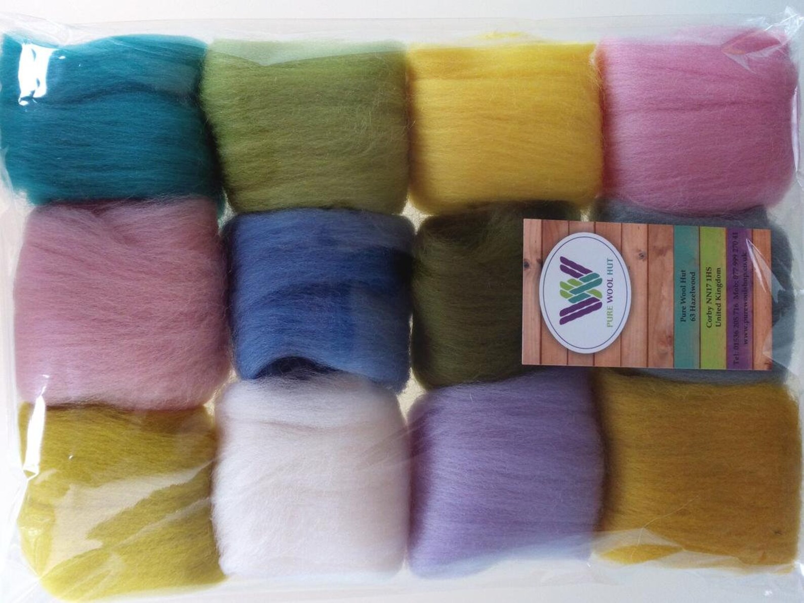 Assorted Colour Wool Sets Pure Merino Wool Roving Tops Bundle | Etsy UK