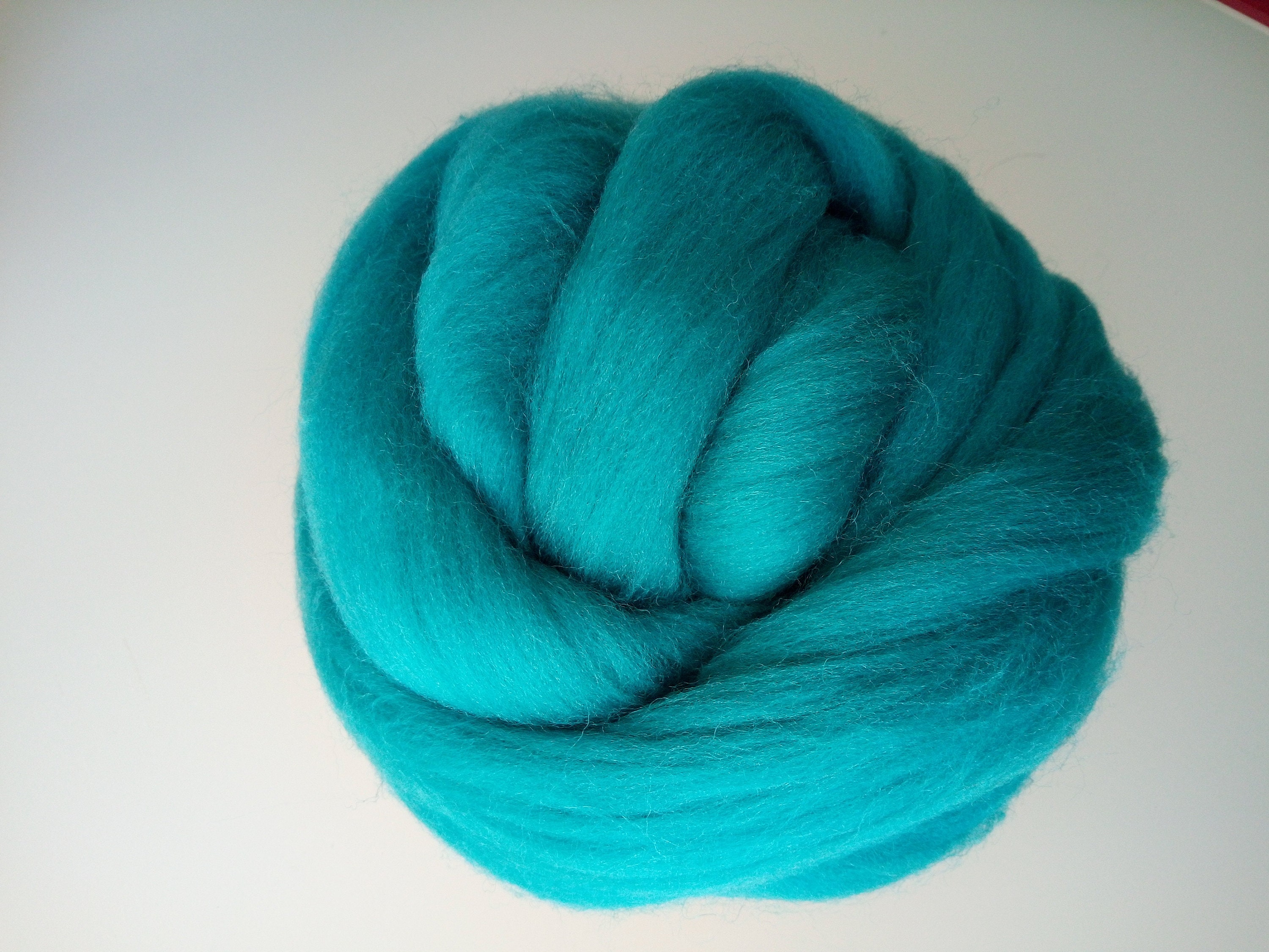 Lagoon Teal 100% Merino Wool Roving Tops Wet Needle Felting - Etsy UK