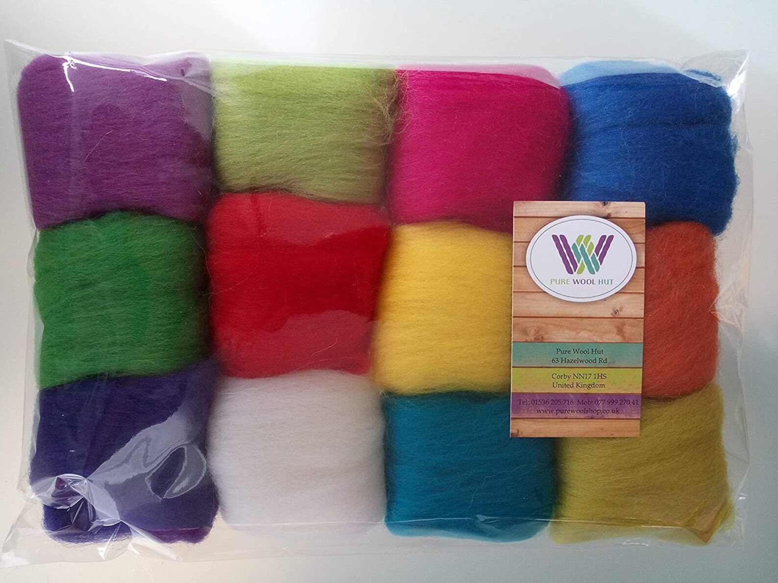 Assorted Colour Wool Sets Pure Merino Wool Roving Tops Bundle | Etsy UK