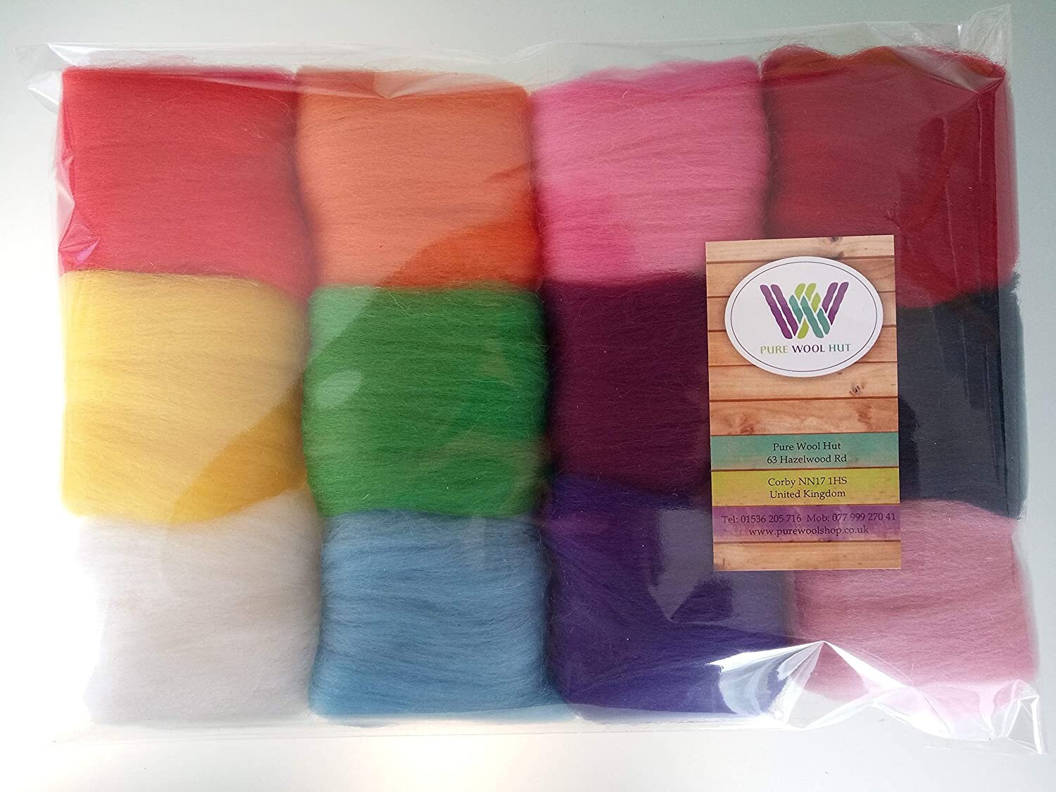 Assorted Colour Wool Sets Pure Merino Wool Roving Tops Bundle | Etsy UK