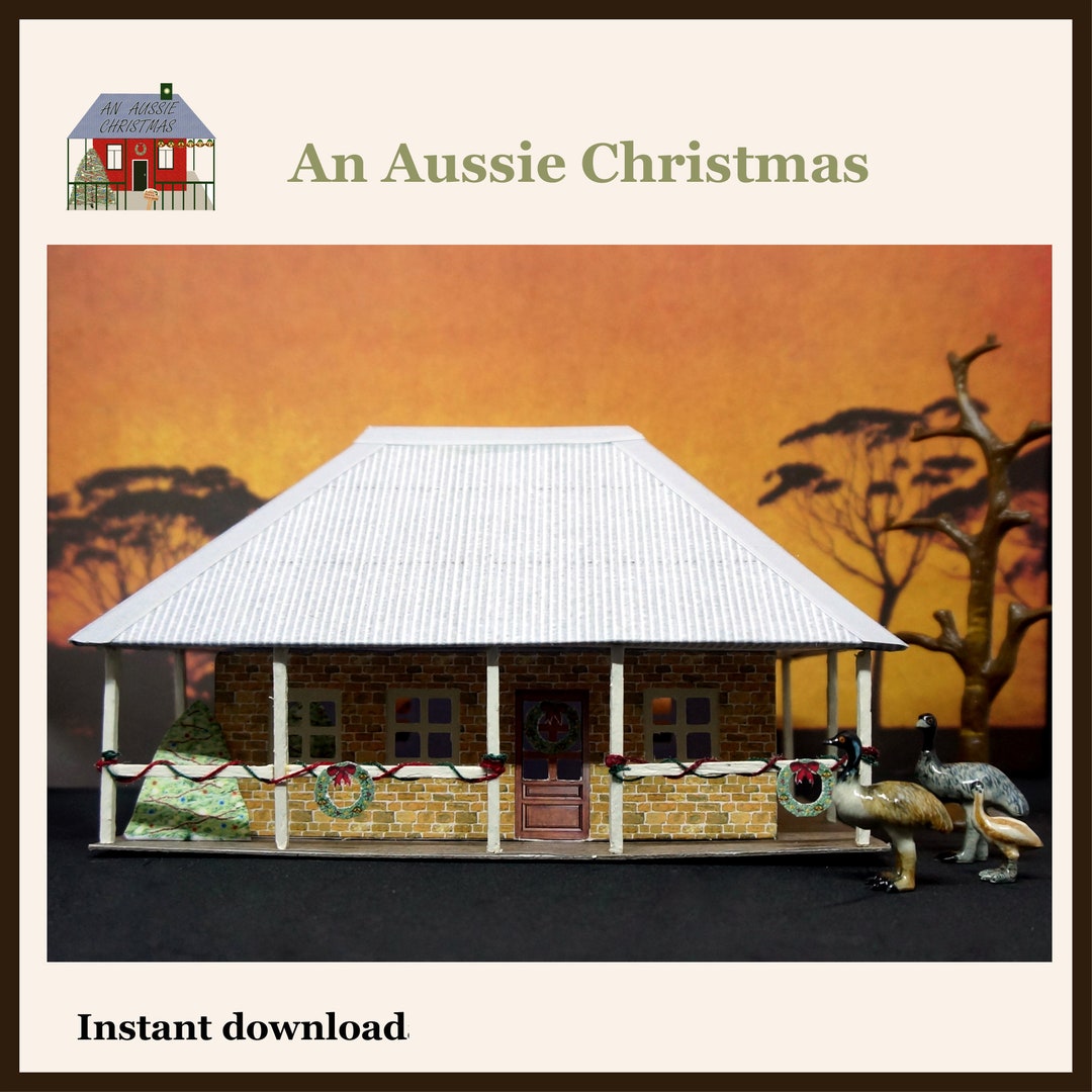 The Emu Papercraft Project Christmas Village - Etsy