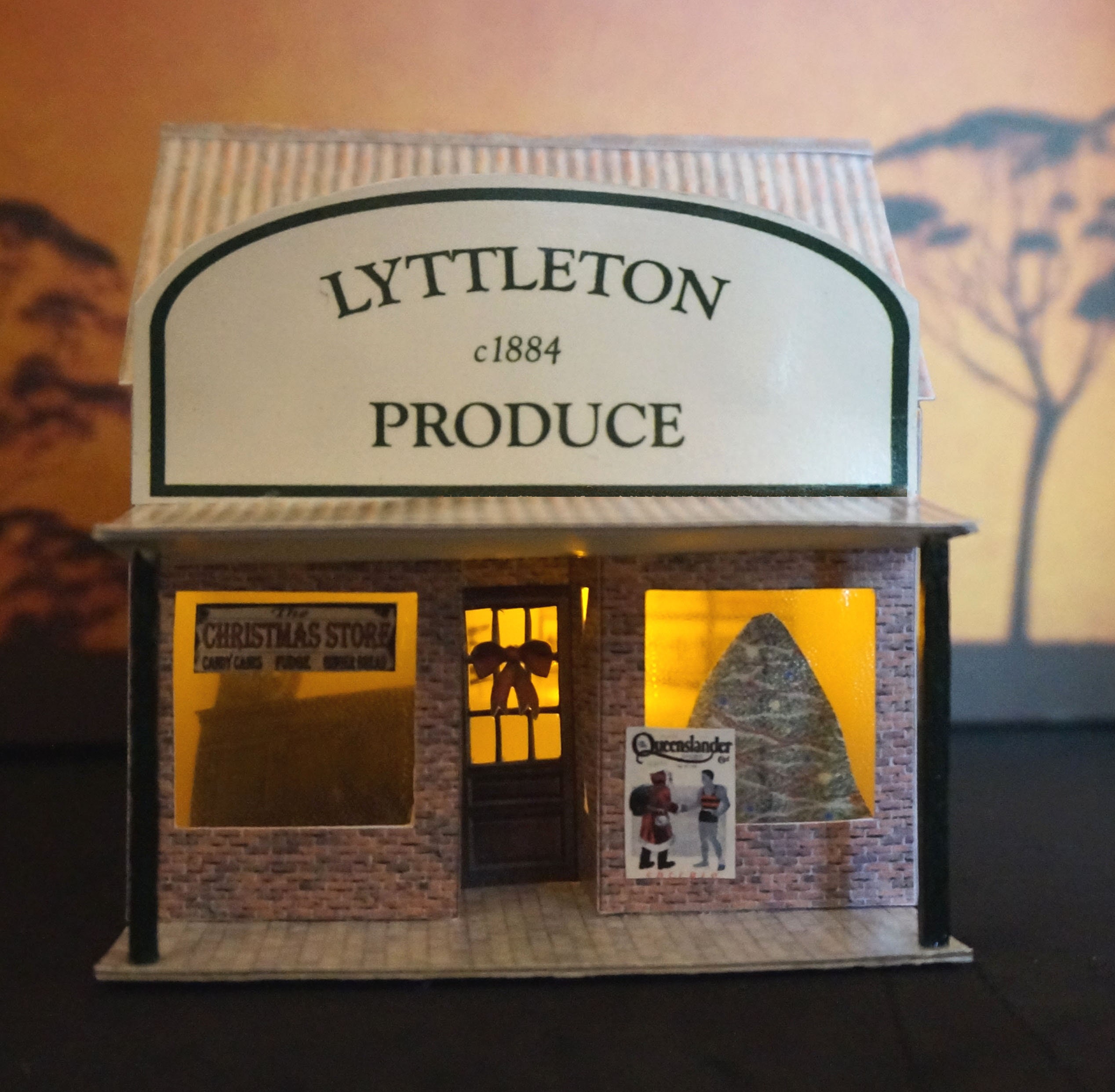 The Produce Shop Papercraft Project - Etsy