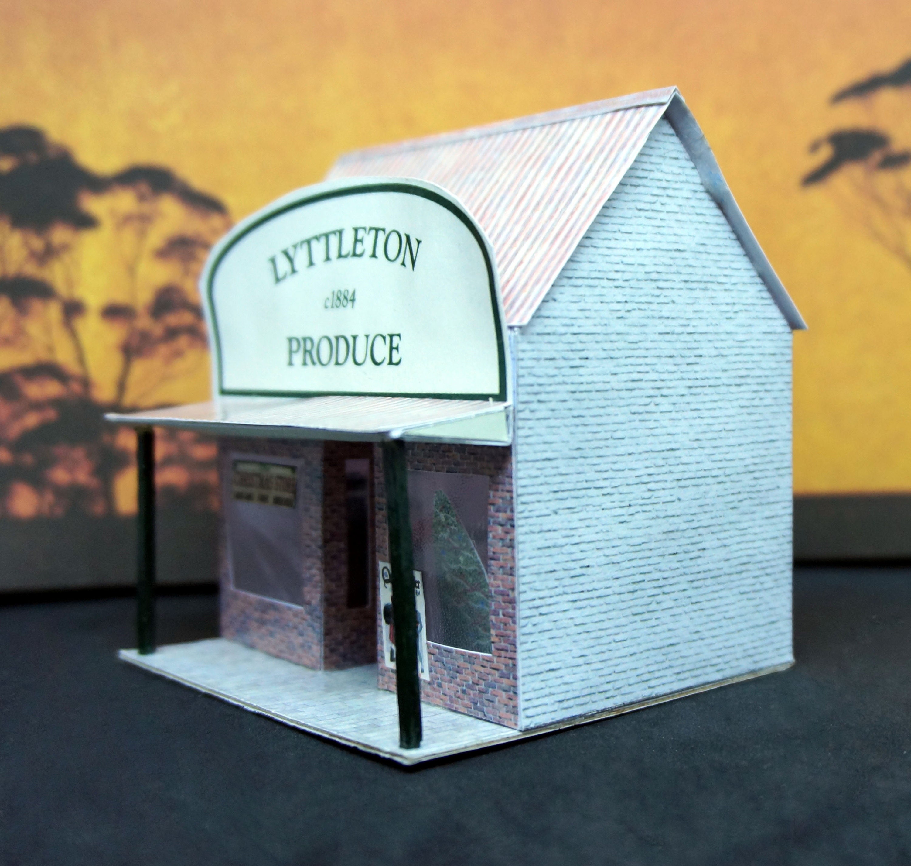 The Produce Shop Papercraft Project - Etsy