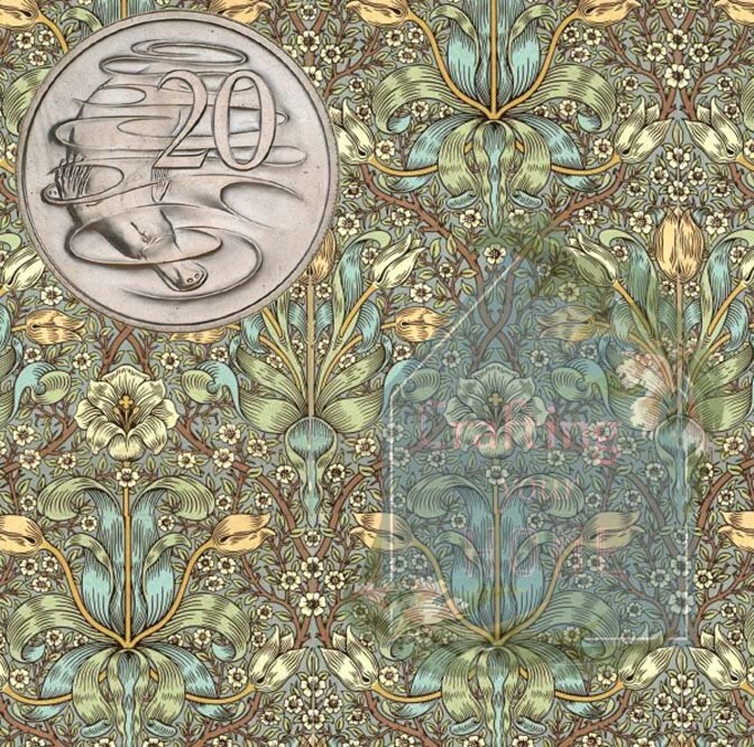 Miniature Printable Pattern for Fabric/paper-spring Thicket - Etsy UK