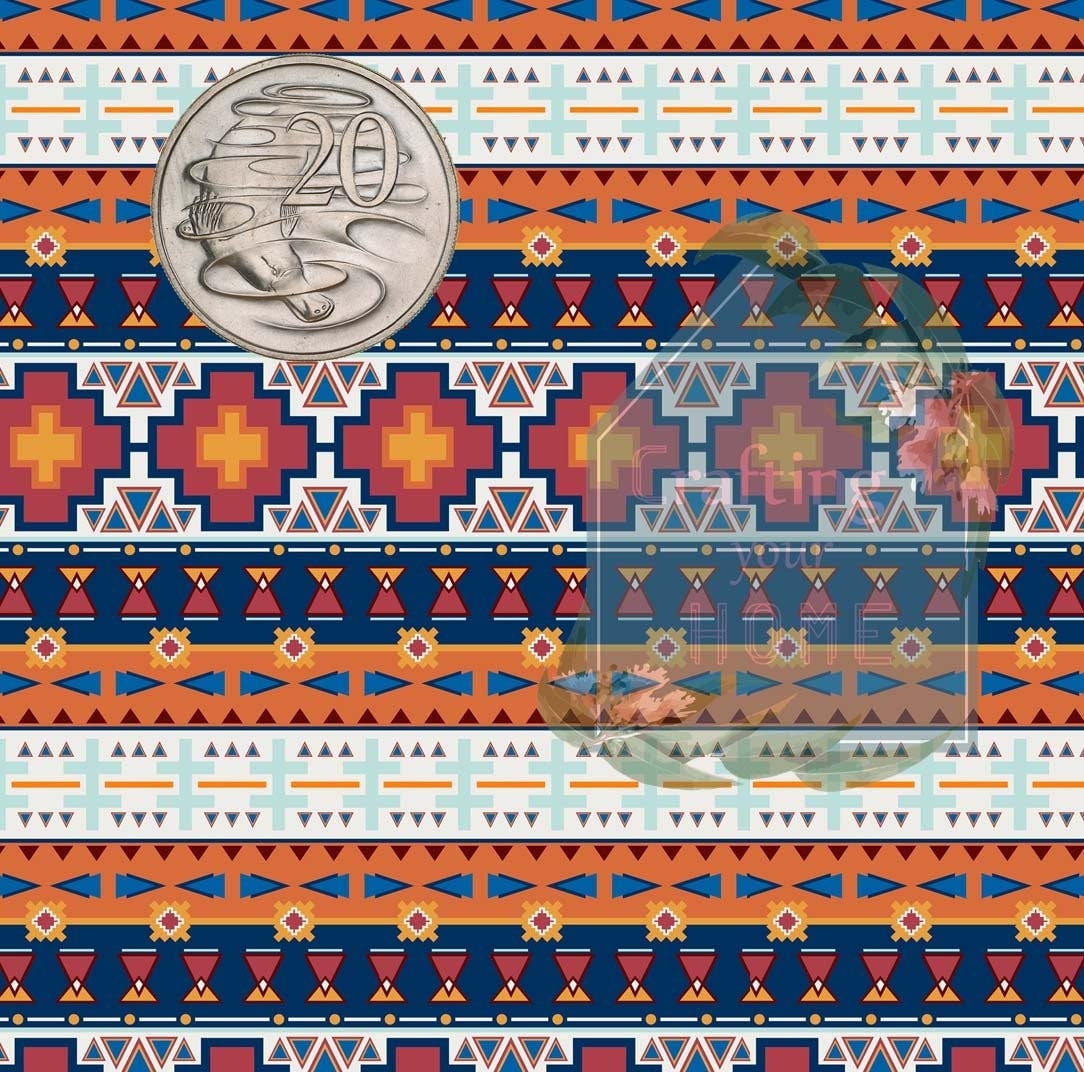 Miniature Printable Pattern for Fabric/paper-aztec 2, Dollhouse ...