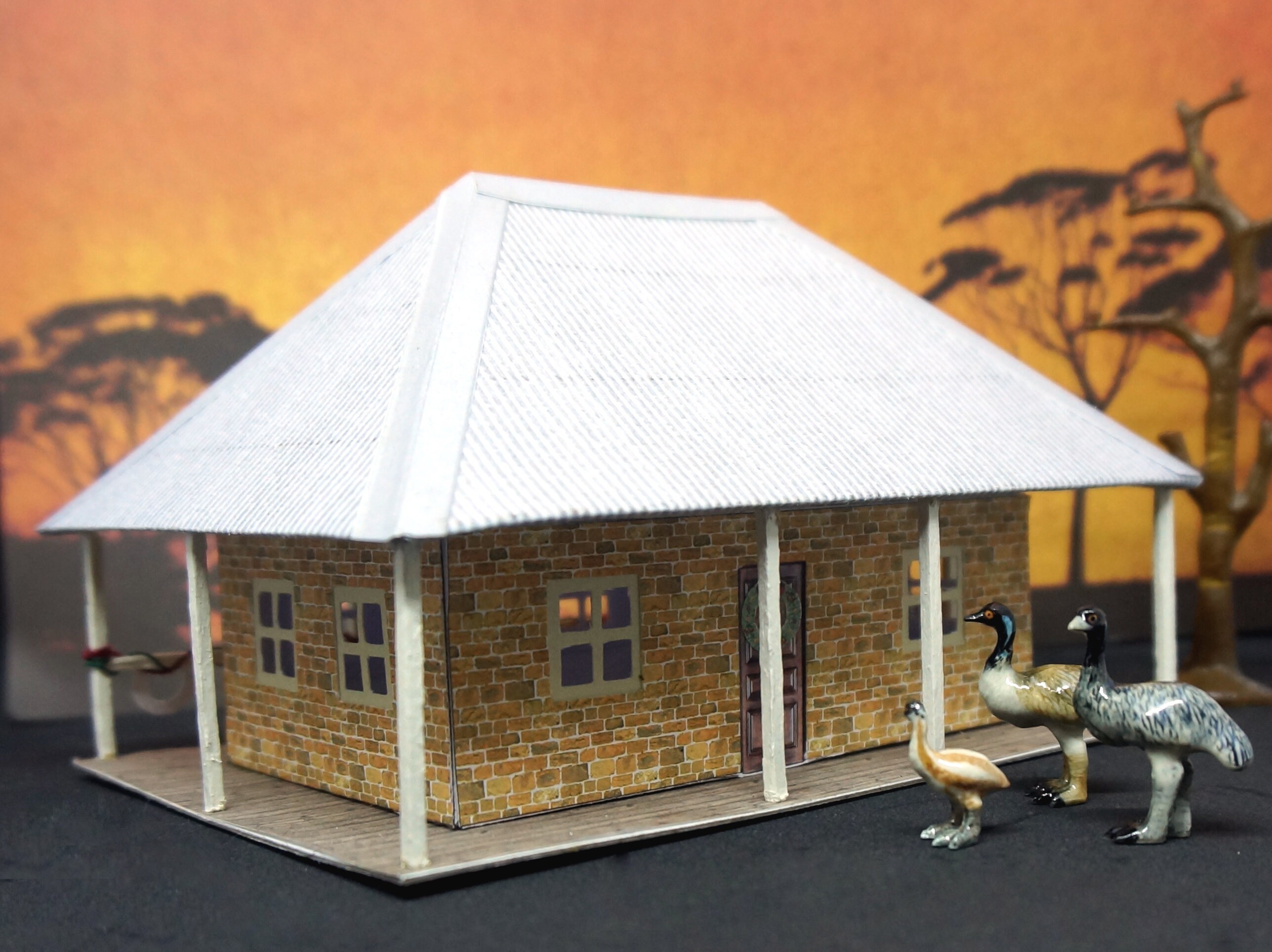 The Emu Papercraft Project Christmas Village - Etsy