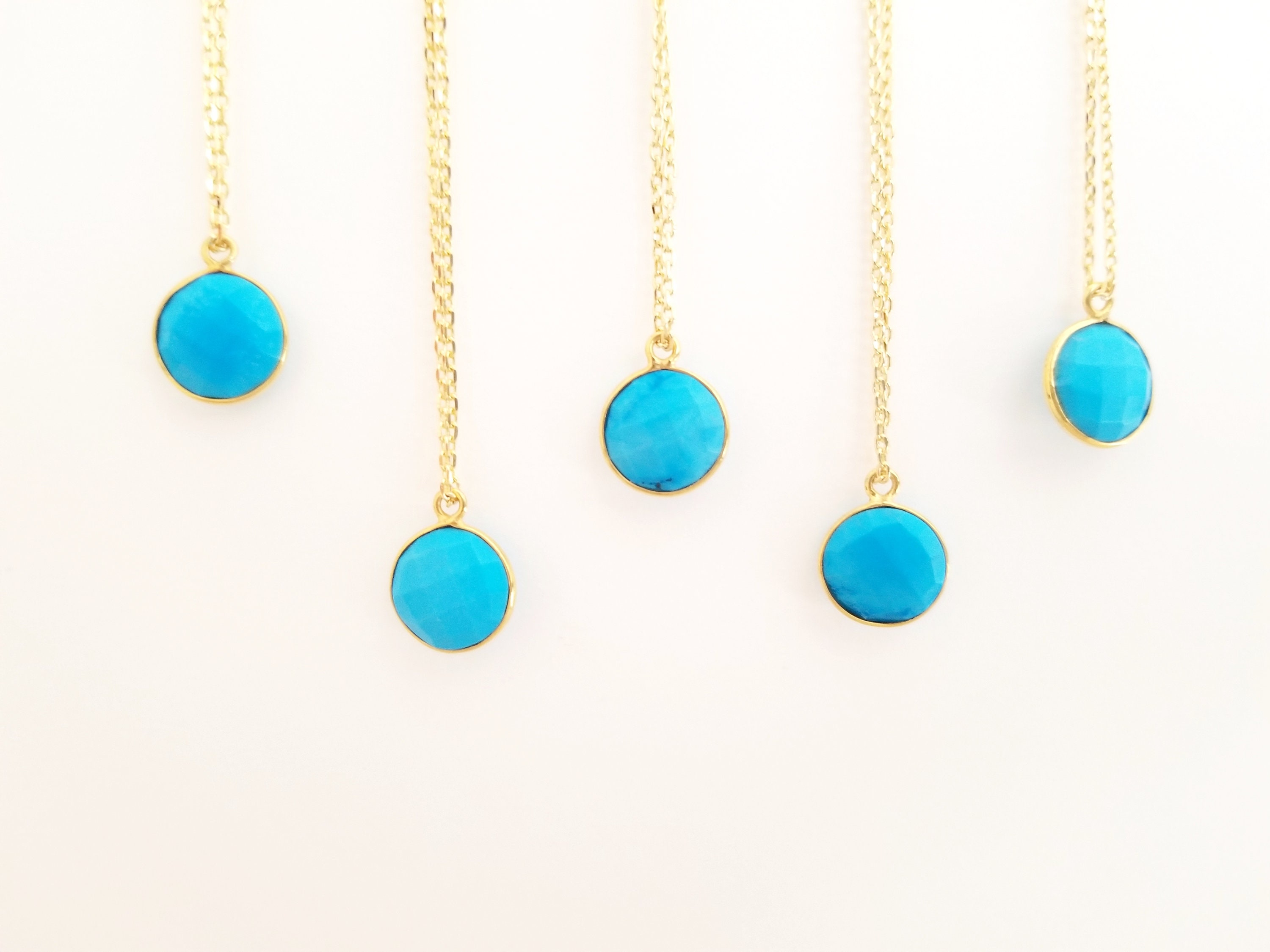 Turquoise Necklace /december Birthstone /layer Necklace / - Etsy