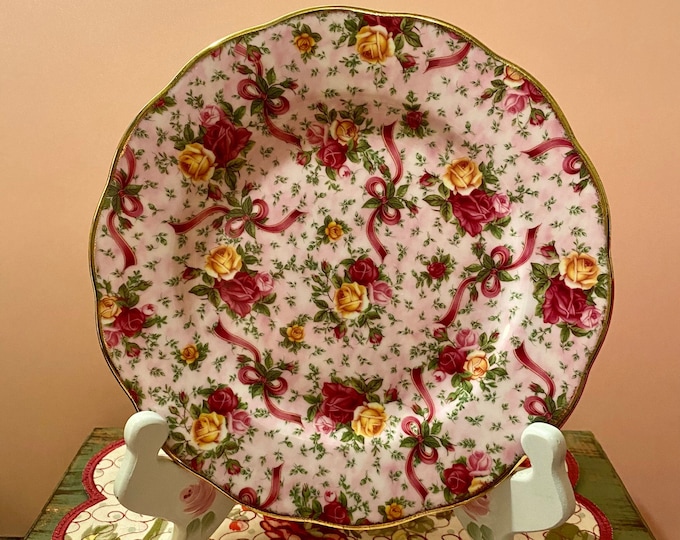 Rare Royal Doulton Royal Albert Old Country Roses China England Ruby ...