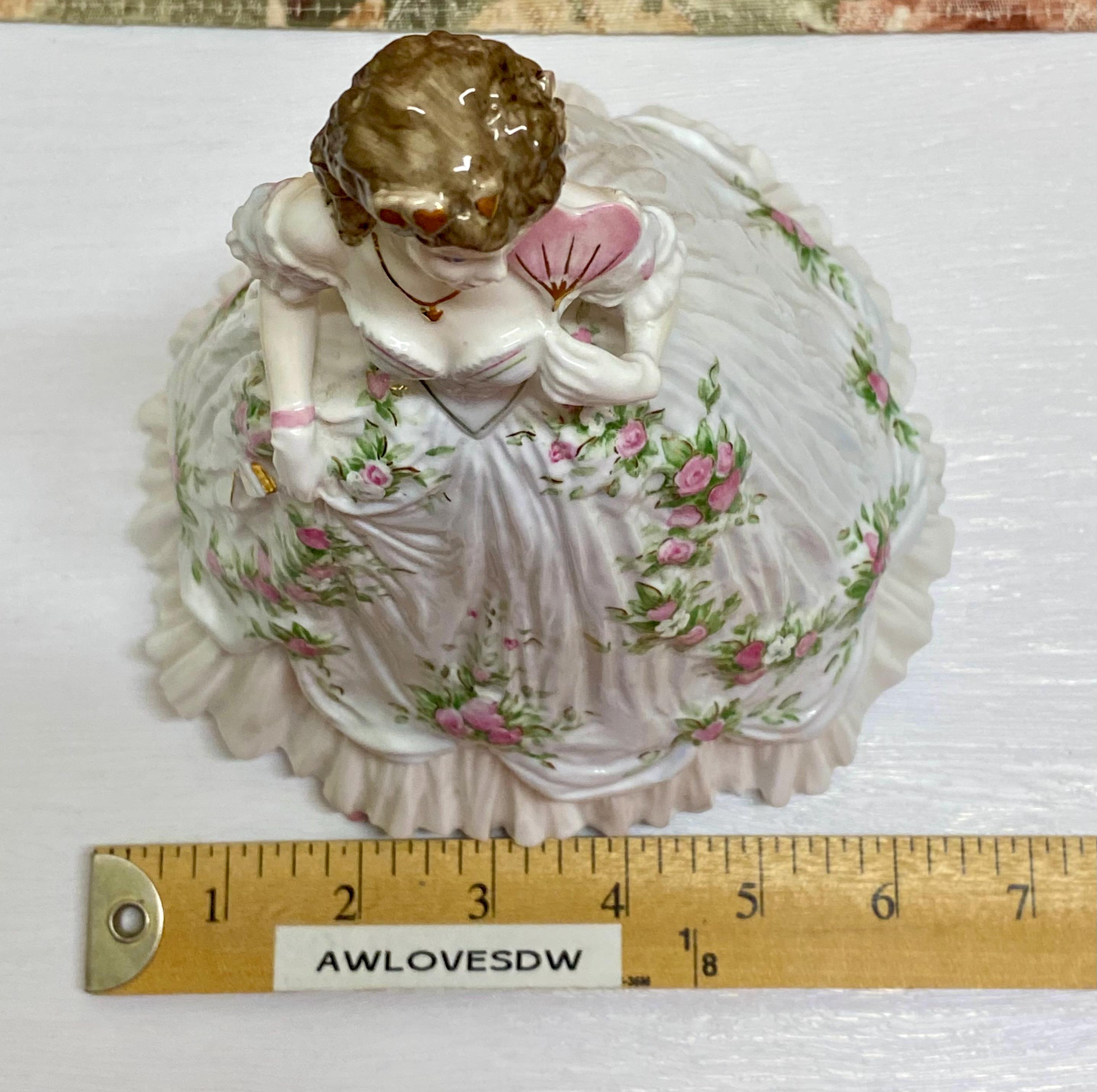 Rare Compton & Woodhouse Ltd Royal Worcester Queen of Hearts Pink Roses ...