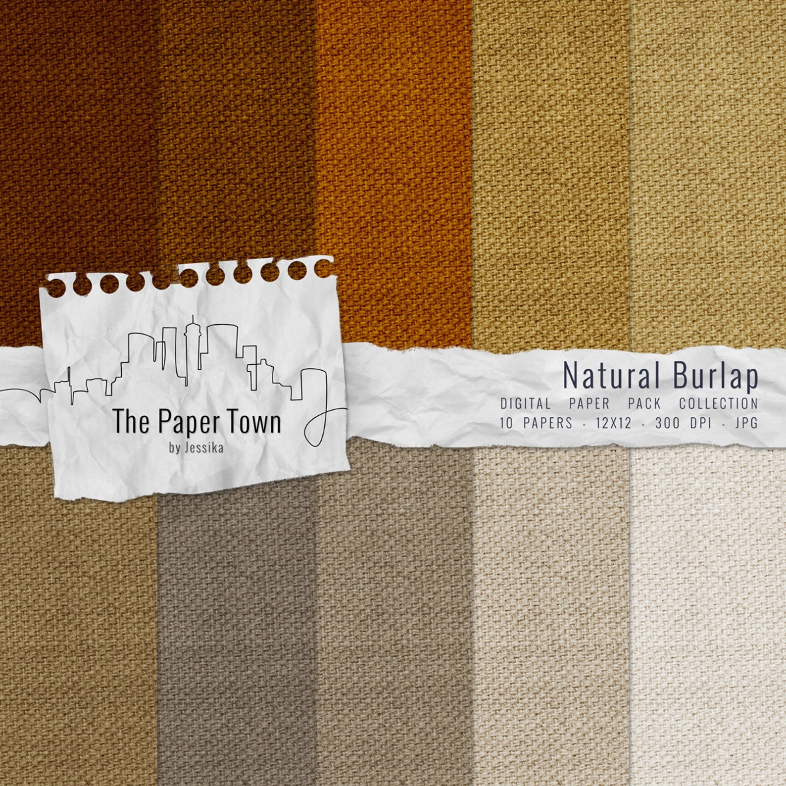 Digital Burlap Background Wallpaper 10 Natural Color Burlap Textured ...