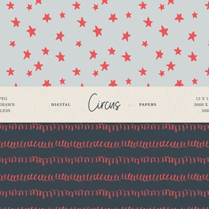 10 Digital Free Hand Doodle Seamless Patterns - Hand Drawn Digital ...