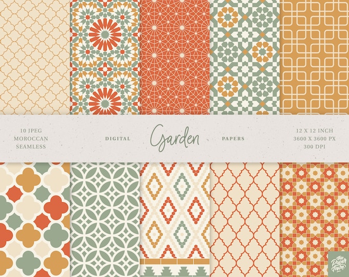 Arabic Moroccan Islamic Pattern SVG & Vector Line Art 3 Template - Etsy