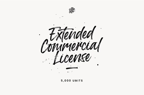 Extended License for Commercial Use Extended Use License | Etsy