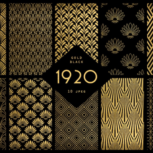 Art Deco Paper - Etsy