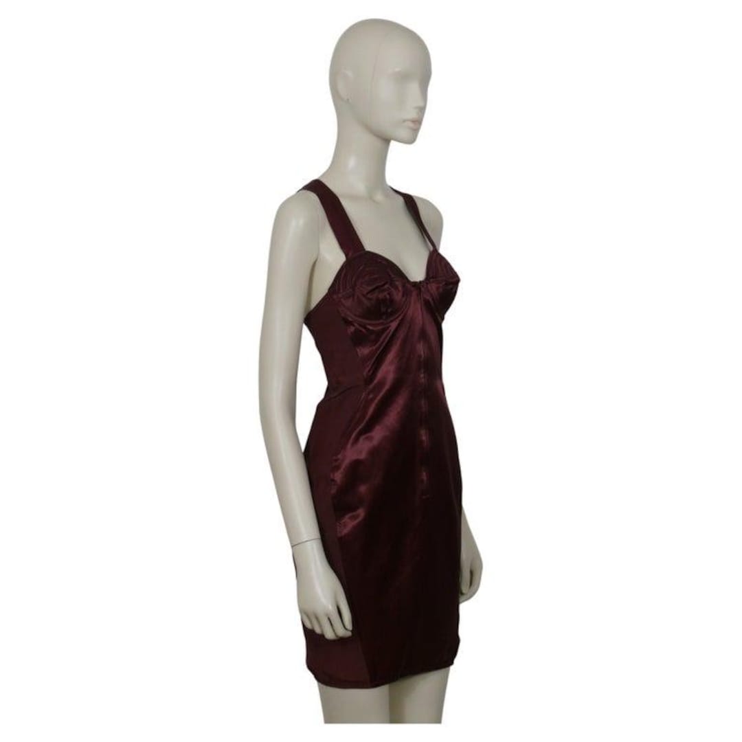 JEAN PAUL GAULTIER Junior * Vintage Iconic Cone Bust Corset Bodycon ...