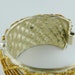 YVES SAINT LAURENT Vintage Two Tone Grid Design Cuff Bracelet - Etsy