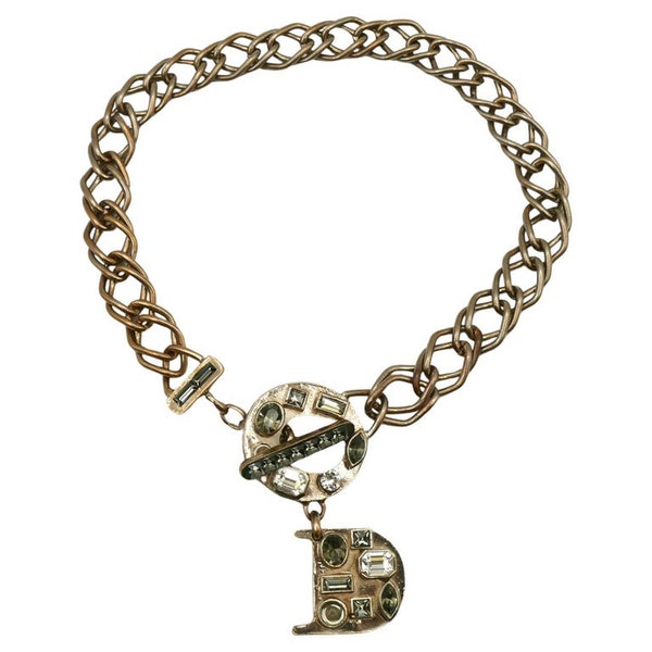 Dior Letter Necklace - Etsy