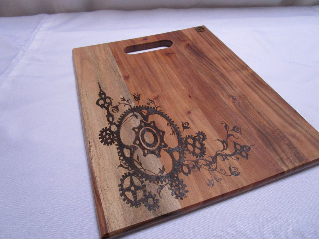Steampunk Theme Cheese Board /chopping Board - Etsy