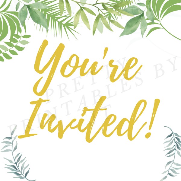 You're Invited Invitations - Etsy