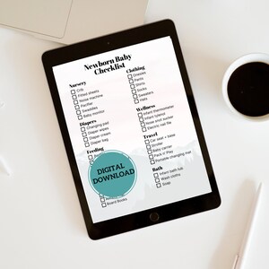 Newborn Baby Printable Checklist - Etsy UK