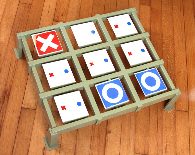 Vintage 1969 Toss Across Tic-tac-toe Game by Ideal Toy Co - Etsy