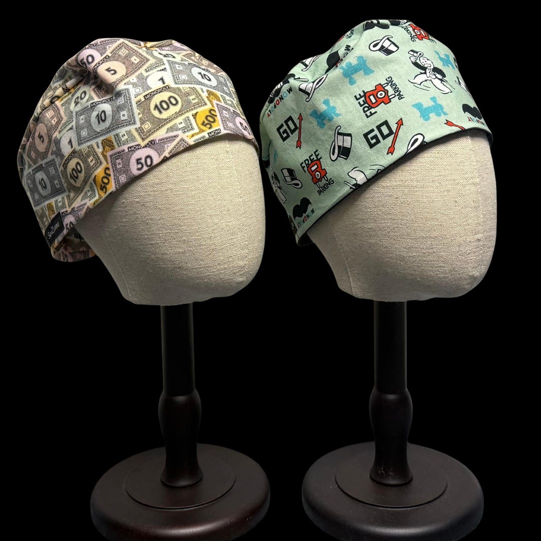 Monopoly Scrub Hat, Monopoly Money, Game Night - Etsy