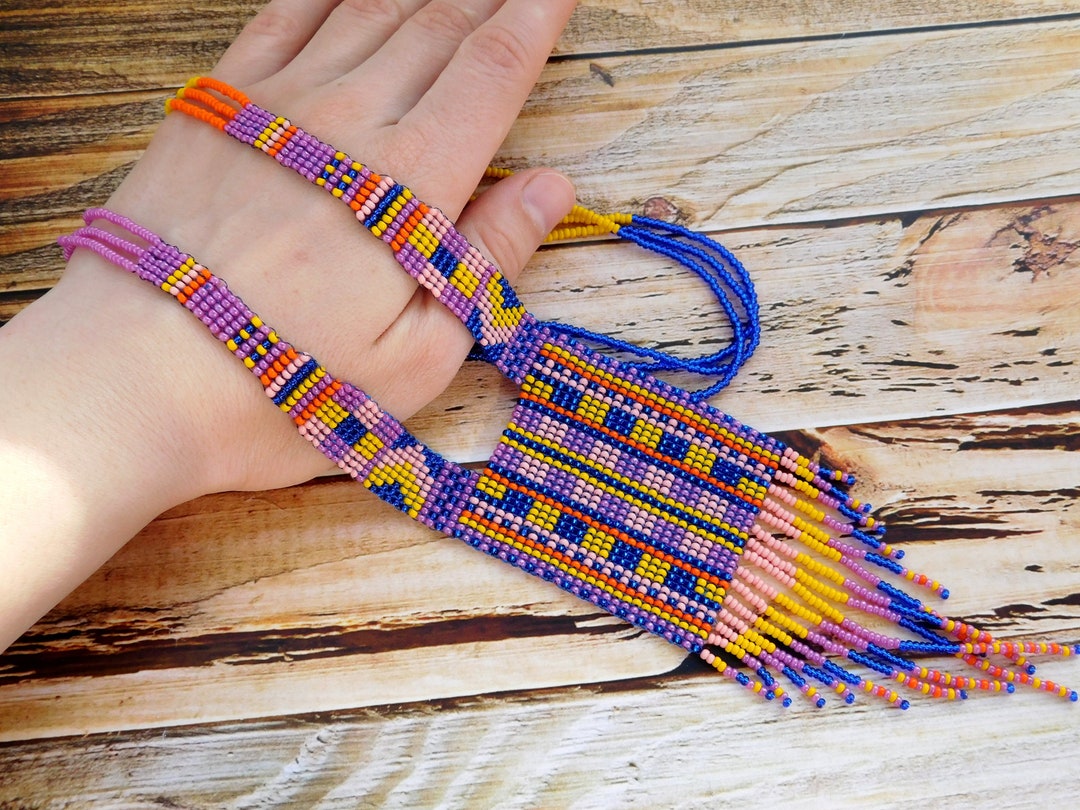 Seed Bead Necklace - Etsy