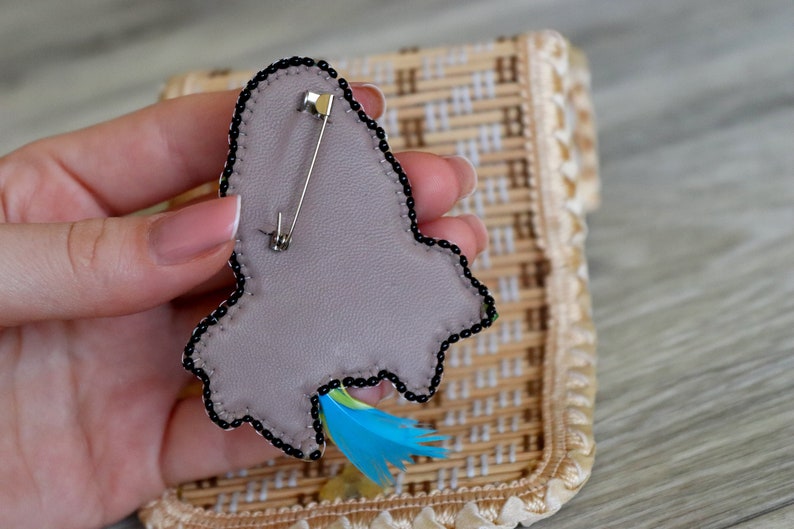 Brooch Embroidery Brooch Bead embroidered Brooch Beadwork | Etsy