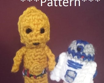 Han Solo Crochet Finger Puppet Pattern Star Wars Finger - Etsy