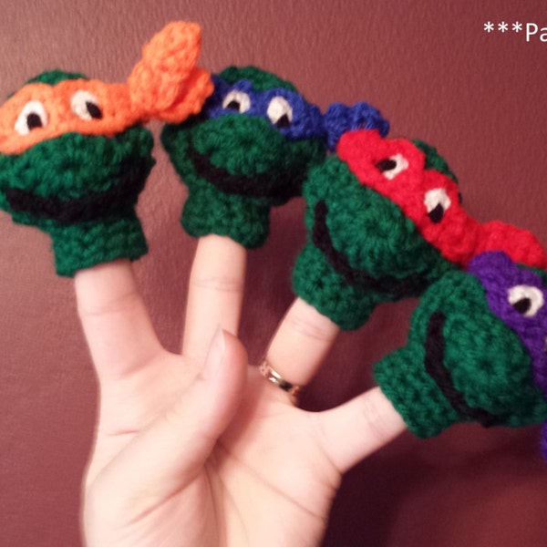 Crochet Teenage Mutant Ninja Turtles Pattern - Etsy