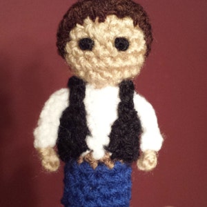 Star Wars Crochet Finger Puppet Patterns, Darth Vader, Luke Skywalker ...