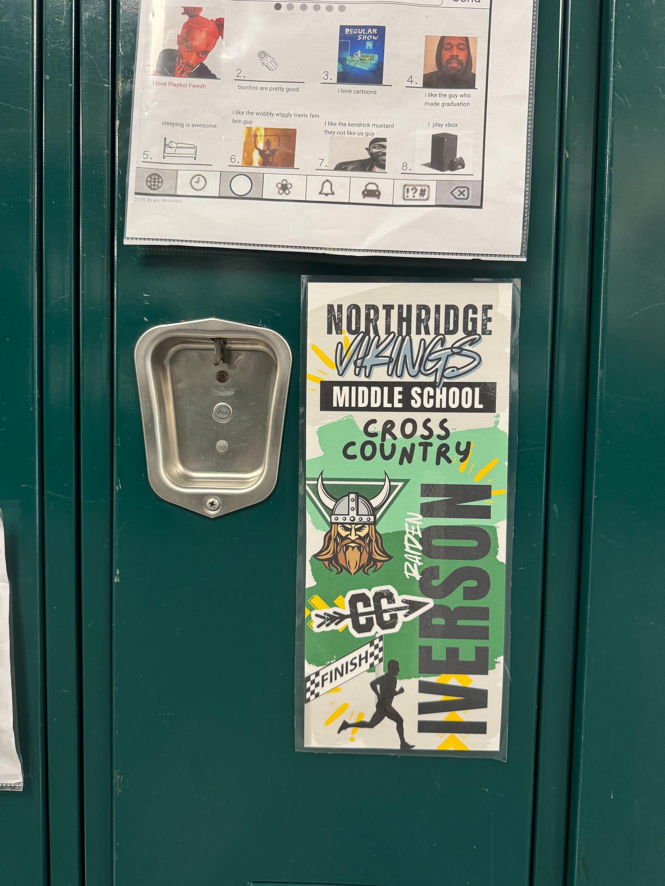 School Spirit Locker Signs - Etsy