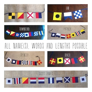 Custom Nautical Flag Banner - Etsy