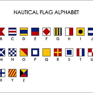 Custom Nautical Flag Banner - Etsy