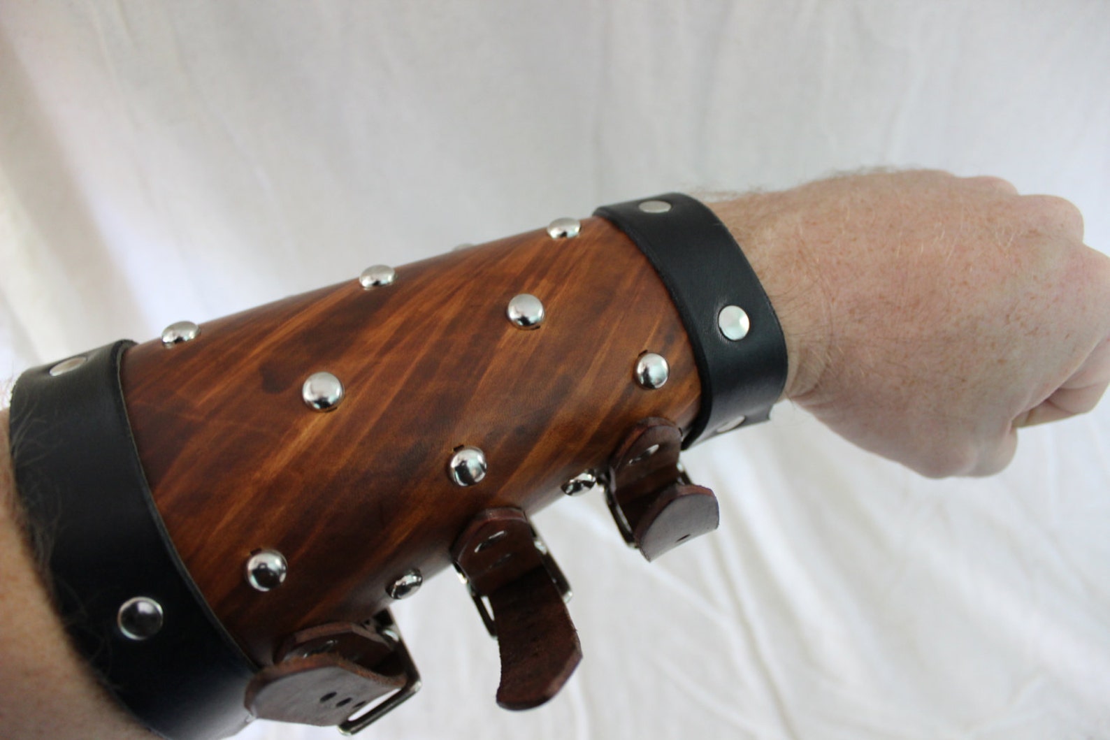 Leather Armor: Studded Warrior Bracers - Etsy