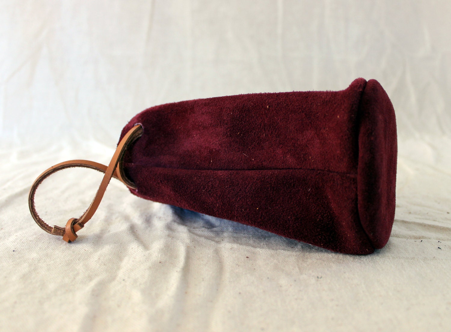 Suede Leather Drawstring Pouch Dicebag | Etsy