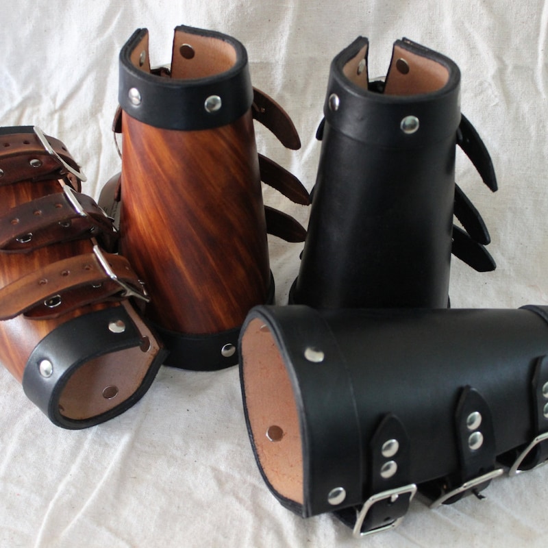 Leather Bracers - Etsy