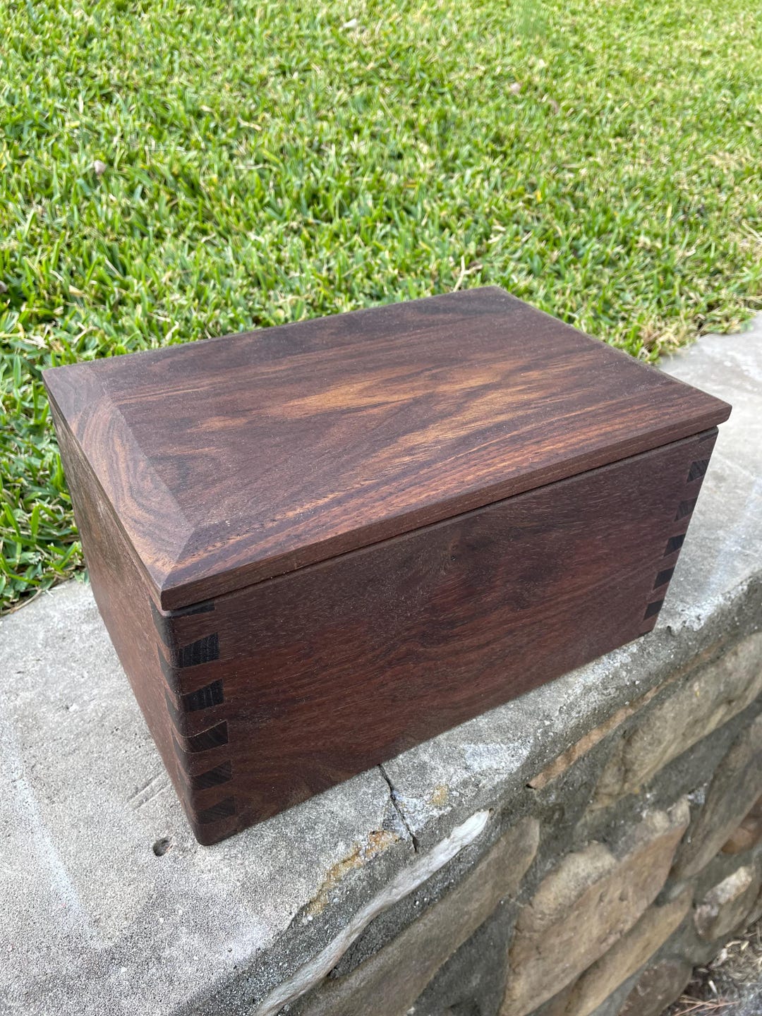 Peruvian Walnut Dovetailed Keepsake Box - Etsy