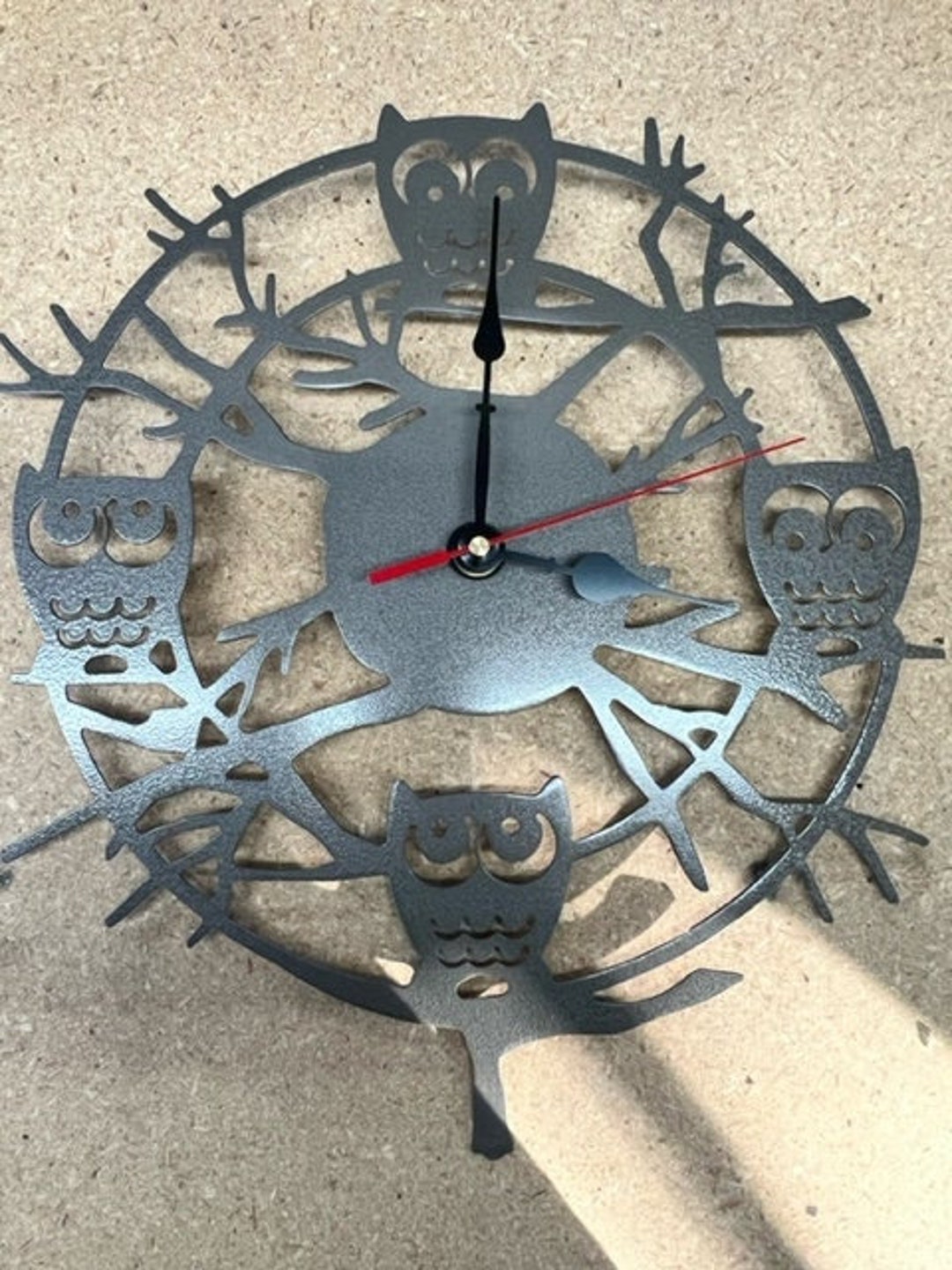 Project Plans digital Only Owl Clock DXF Cutout PLANS Plasma, Waterjet ...