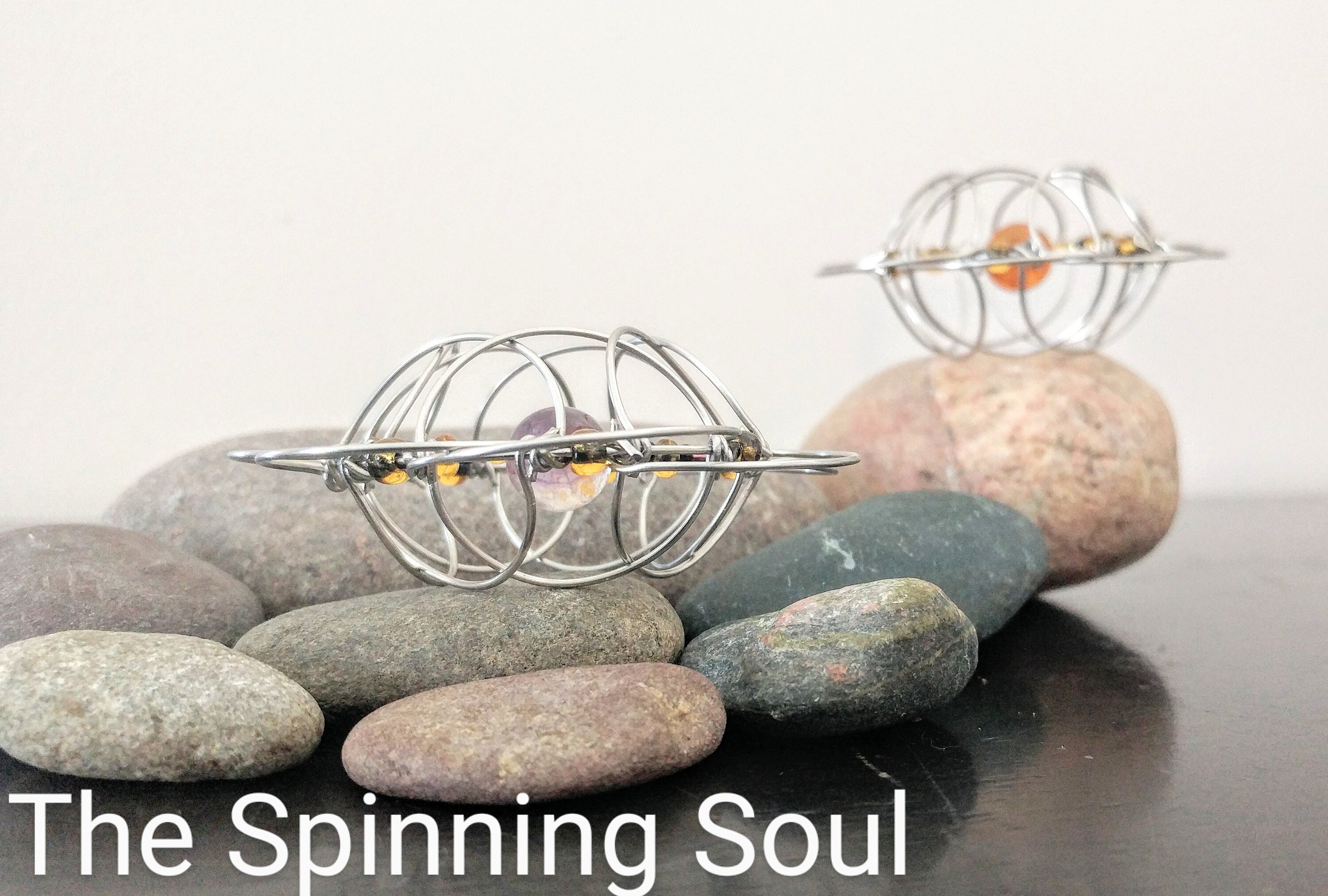 Sacred Geometry MAGIC FLOWER MANDALA Kinetic Desk Art Anxiety Relief ...