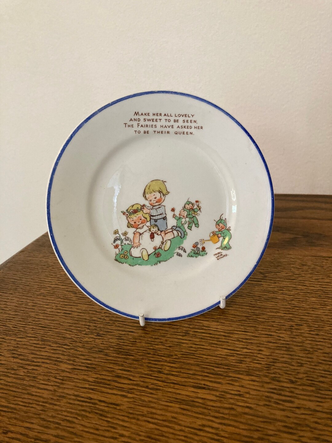 Shelley Mabel Lucie Atwell Plate C1930 - Etsy