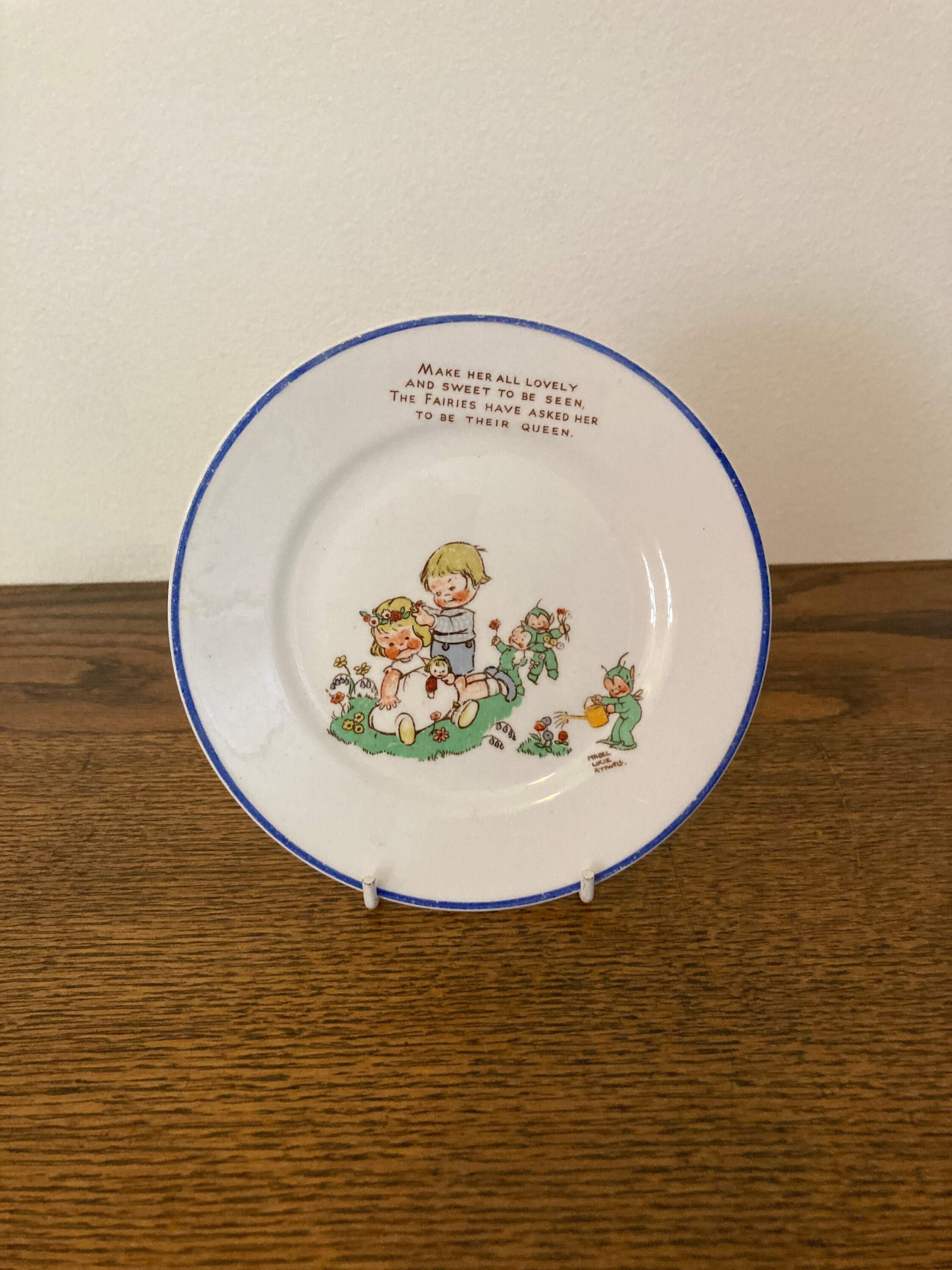 Shelley Mabel Lucie Atwell Plate C1930 - Etsy