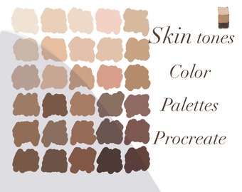 Skinny Dipping Color Palette Procreate Illustrator - Etsy